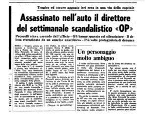 Omicidio Pecorelli: OP, la storia continua – FocusMéditerranée
